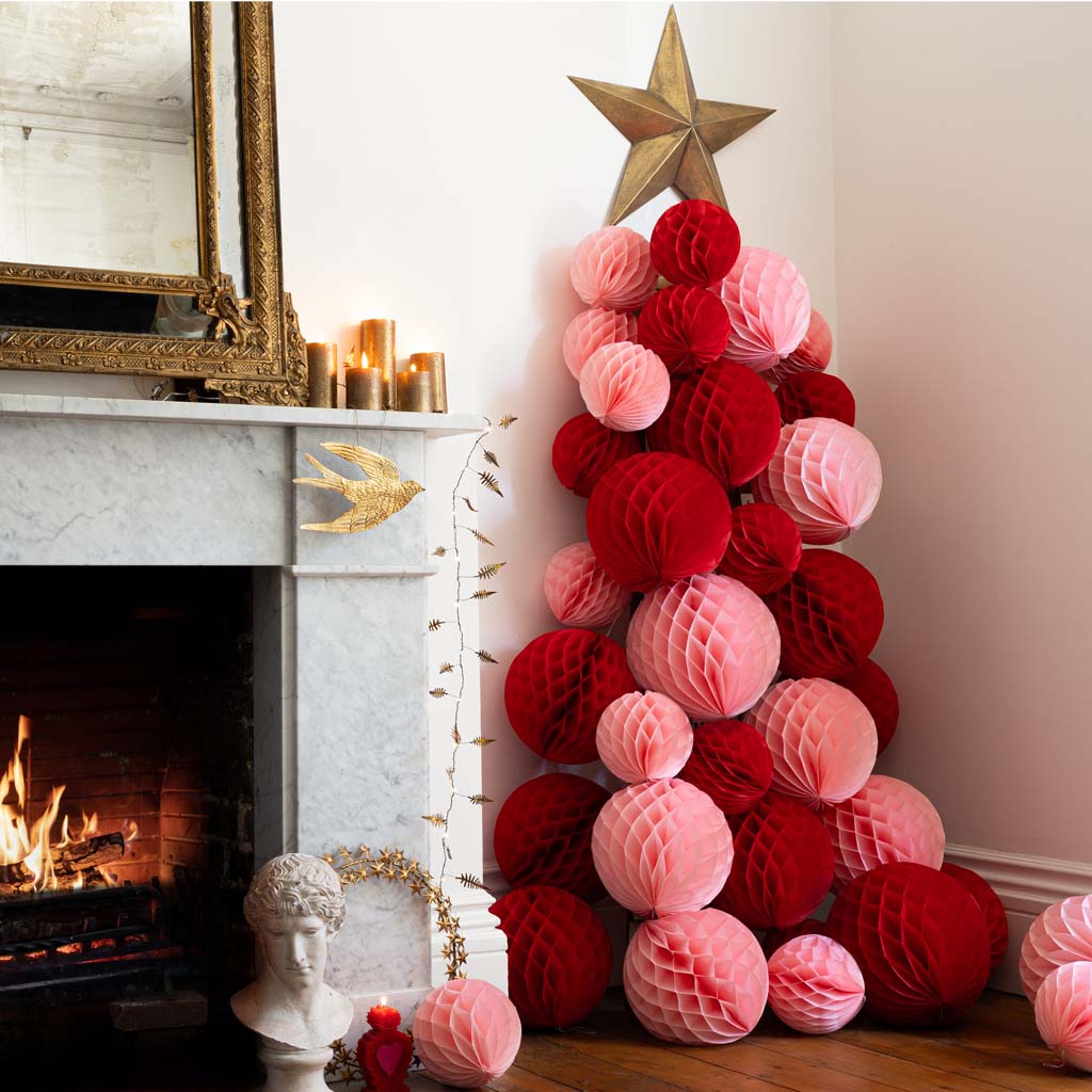 DIY Honeycomb Christmas Tree | Rockett St George Blog