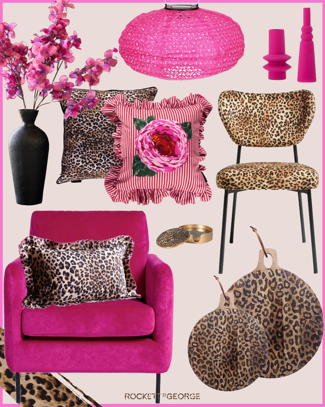 Leopard Print + Pink Edit | Rockett St George