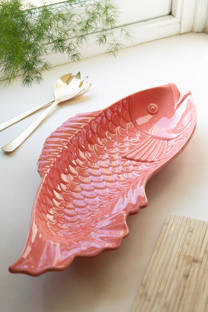 Fish-Shaped Ceramic Serving Dish | Rockett St George