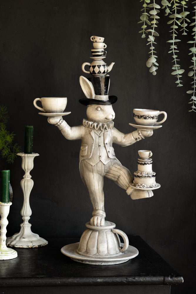Alice In Wonderland Inspired Balancing Act White Rabbit Ornament ...