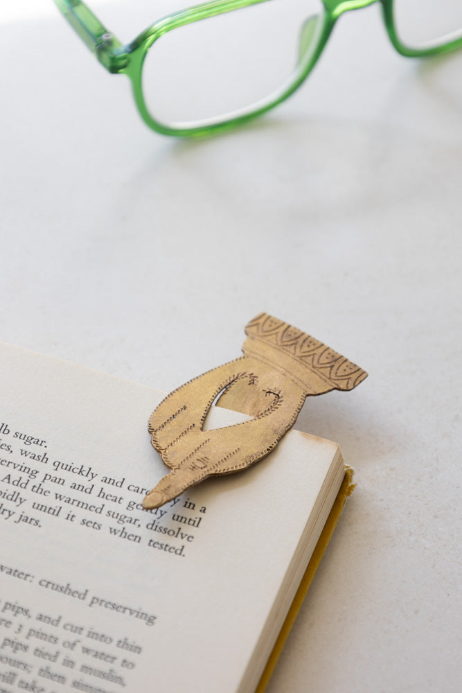 Antiqued-Effect Bookmark Hand | Rockett St George