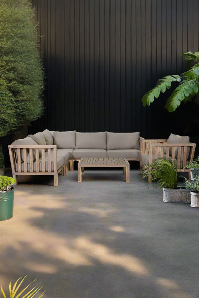 Beautiful Outdoor Corner Sofa & Table Set | Rockett St George