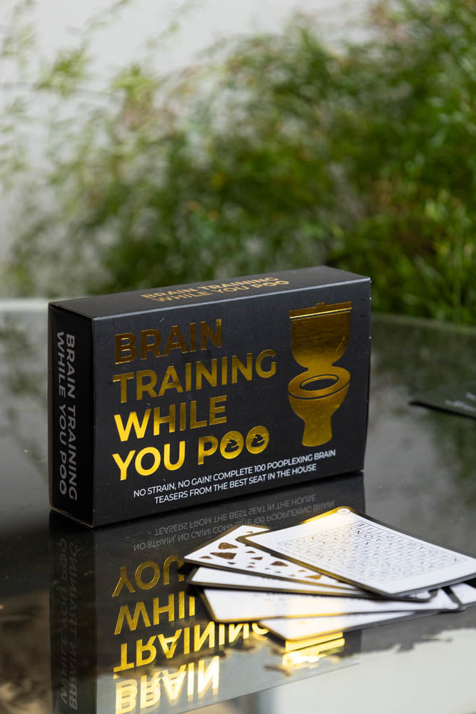 Brain Training While You Poo Card Pack | Rockett St George