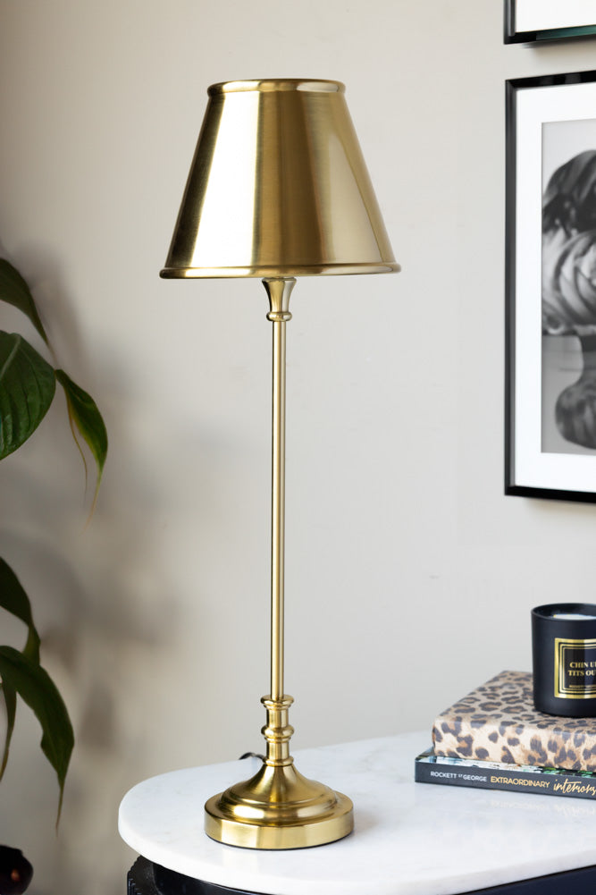 Brass Slim Table Lamp | Rockett St George
