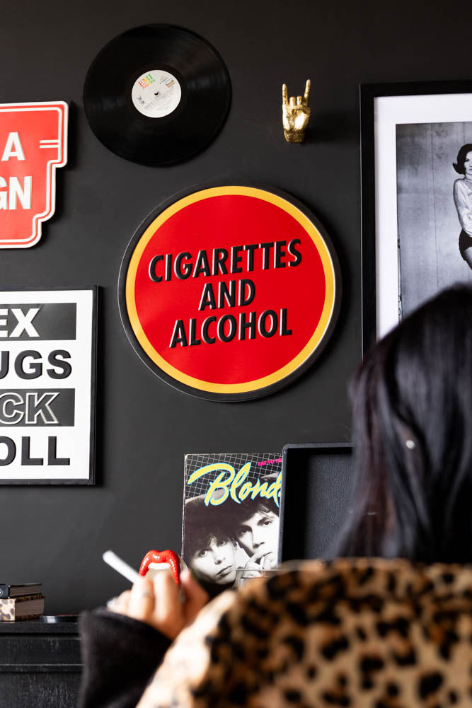 Cigarettes & Alcohol Sign | Rockett St George