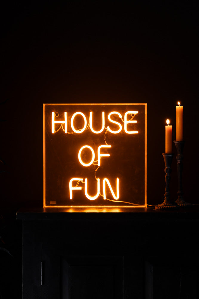 House Of Fun Neon Light Box | Rockett St George