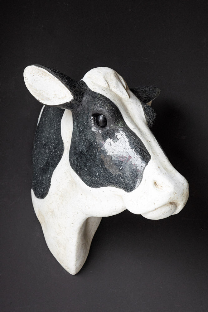 Large Faux Cow Head Wall Art | Rockett St George