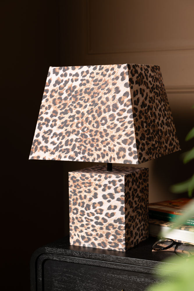 Leopard Print Table Lamp | Rockett St George