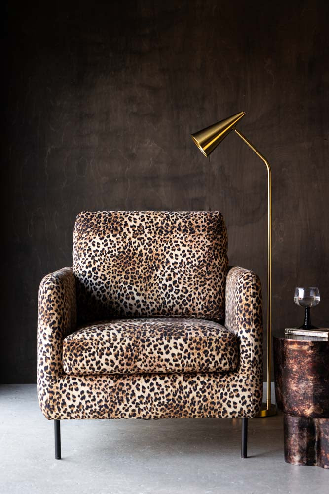 The Edie Leopard Print Armchair | Rockett St George