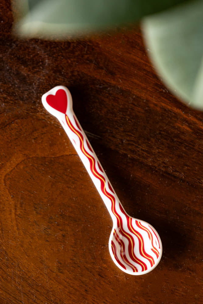 Made With Love Red Striped Spoon | Rockett St George