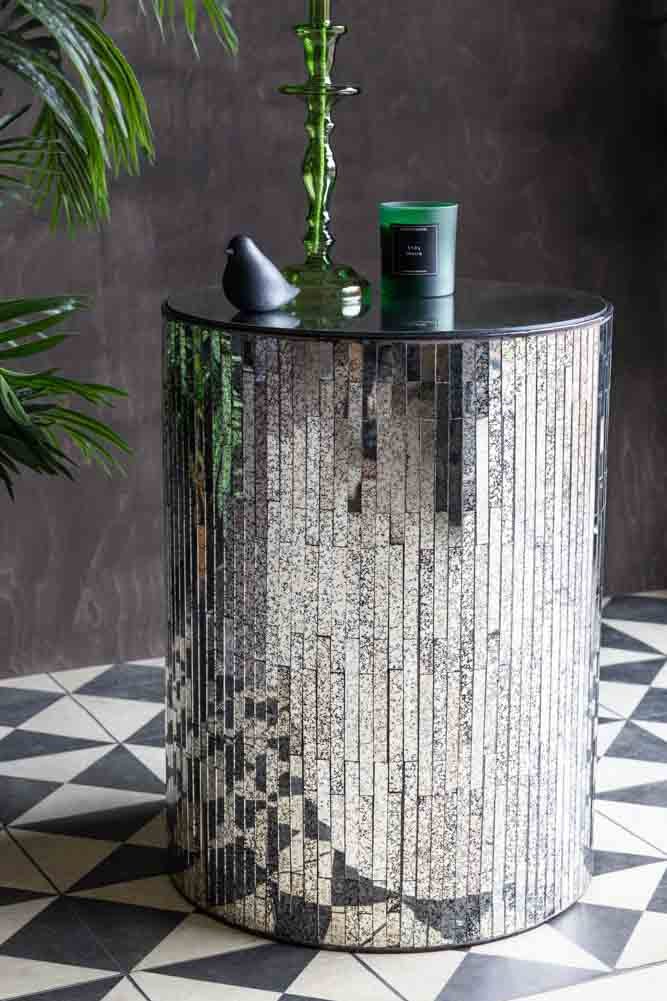 Mirrored Glass Side Table | Rockett St George