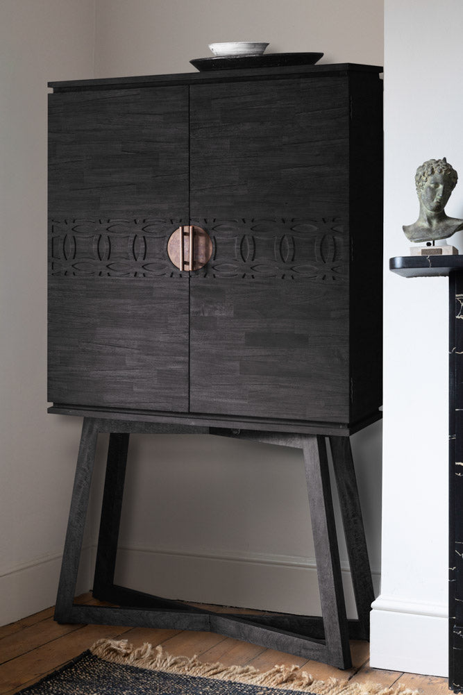 Stylish Mango Wood Drinks Cabinet | Rockett St George