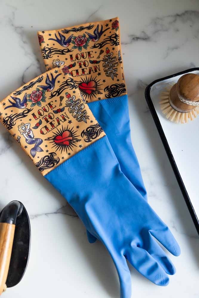 Tattoo Sleeve Washing Up Gloves | Rockett St George