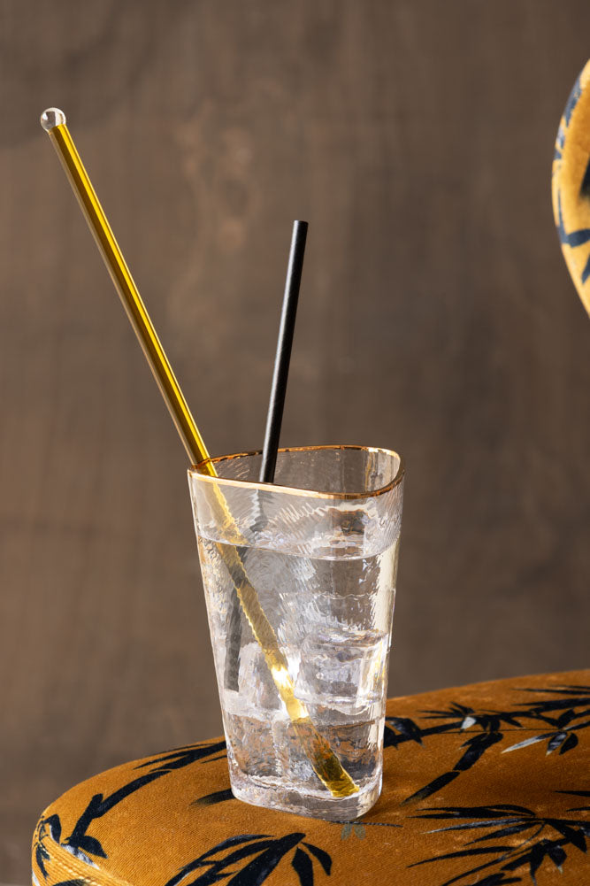 Yellow Glass Cocktail Stirrer | Rockett St George