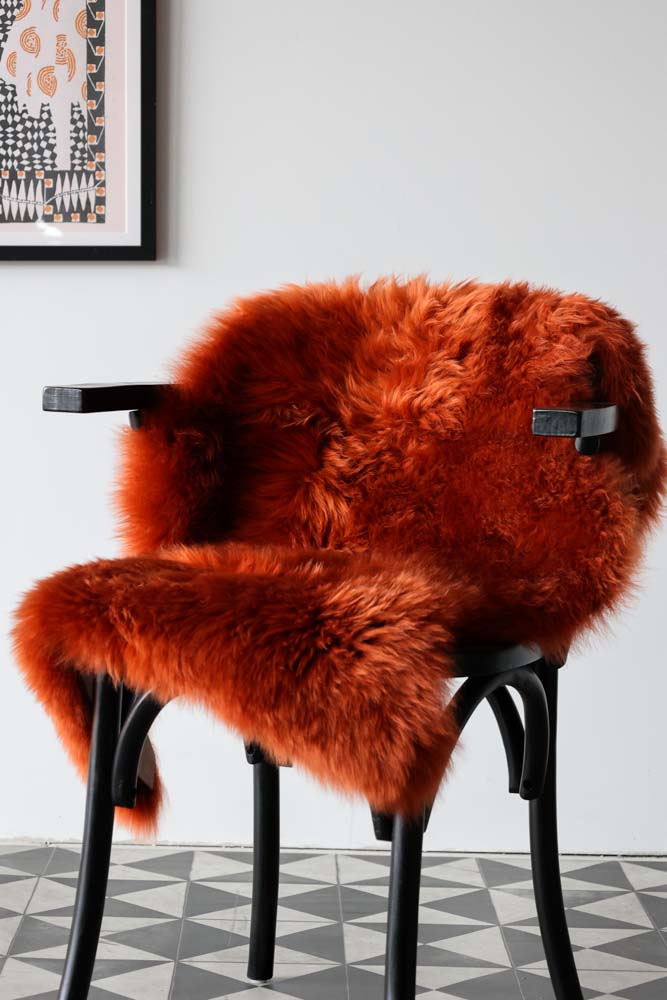 Rust Sheepskin Rug – Rockett St George