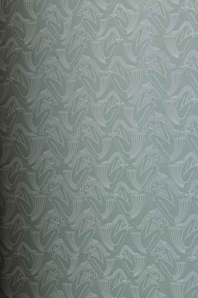 Boomerang Green Wallpaper Green Boomerangs Fabric, Wallpaper And Home